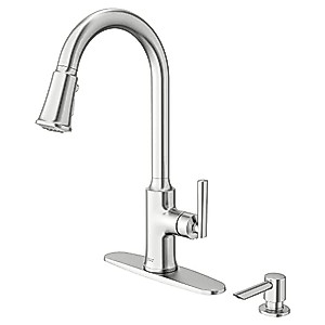 American Standard 7421300.075 Raviv Kitchen Faucet, Stainless Steel