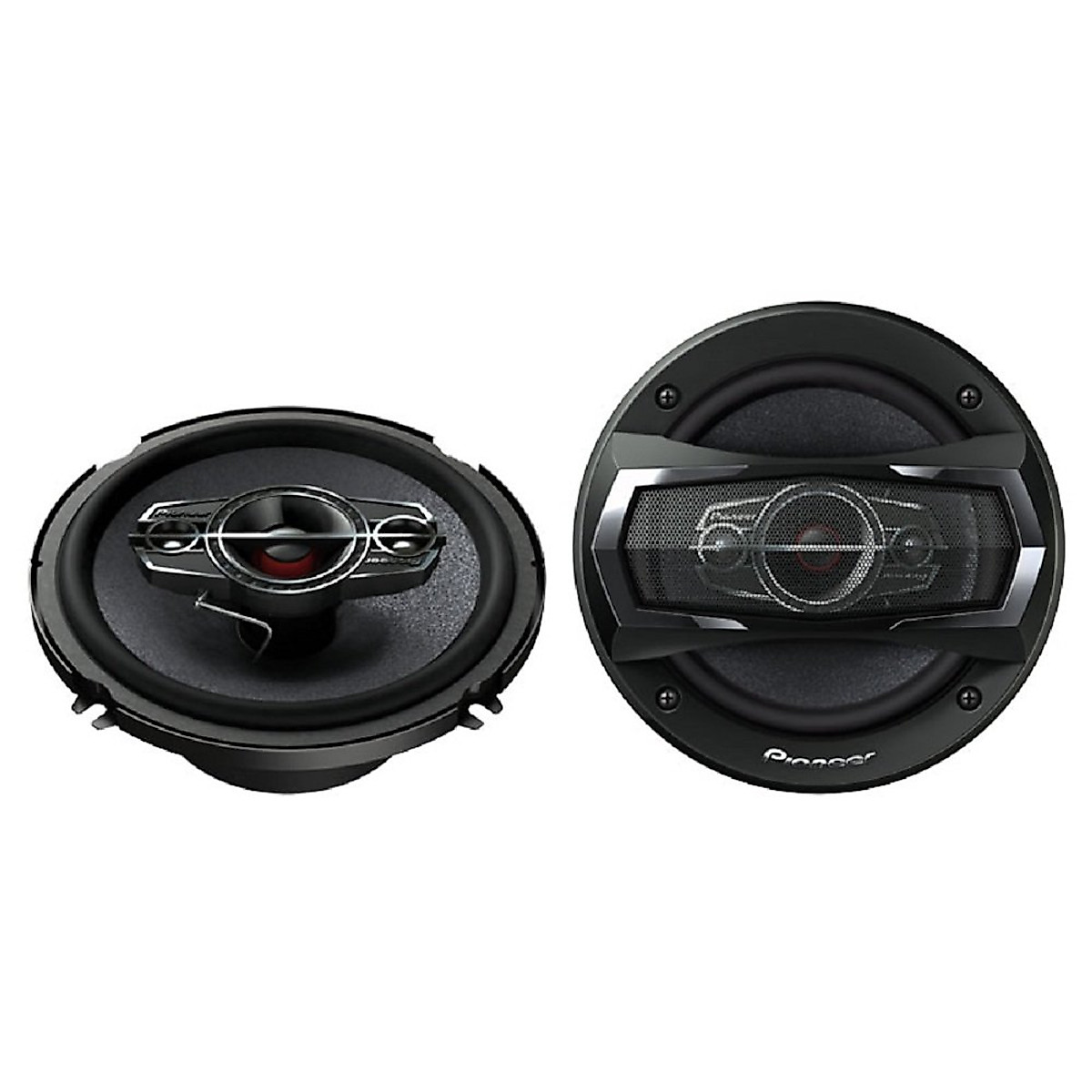 Pioneer TS-A1685R 350 Watts 4-Way Car Speakers, 6 1/2 Inch - 6 3/4 Inch, 1 Pair (Discontinued by Manufacturer)