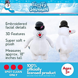 Franco Frosty The Snowman Holiday & Christmas Bedding Super Soft Plush Cuddle Pillow Buddy, (Officially Licensed Product)
