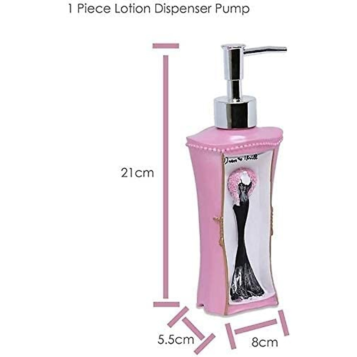 DVTEL Bathroom Five-Piece Set of Newlywed Toiletries Creative Gift Resin Five-Piece Set of Toothbrush Cup (Color : Red)