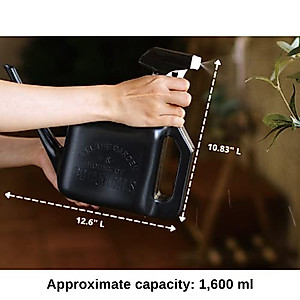 Time Concept Garden Spray Bottle - Green - Watering Pot and Sprinkler, Multipurpose Plant Mister