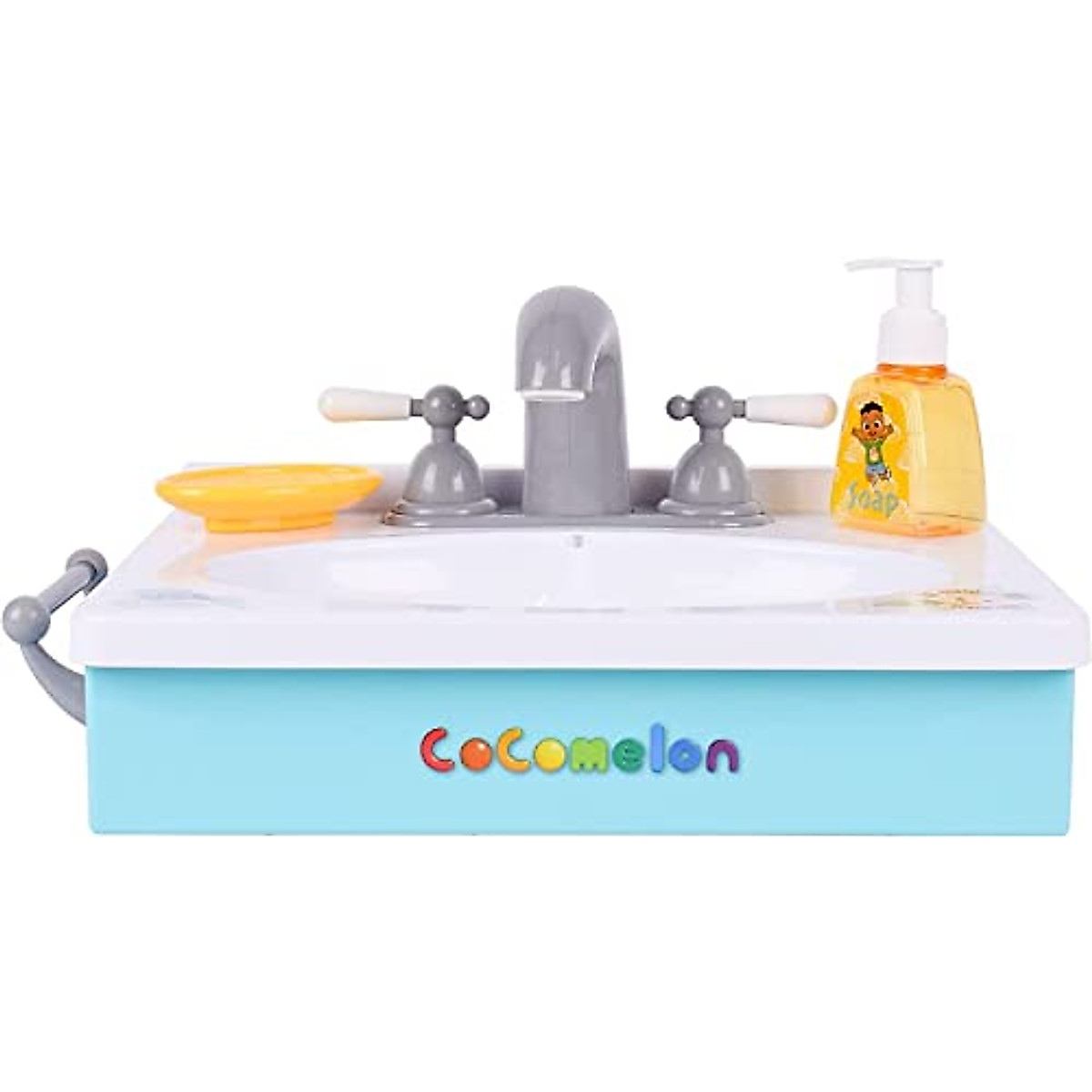 Sunny Days Entertainment CoComelon Wash Your Hands Musical Sink – Toy Sink for Toddlers with Running Water and Music