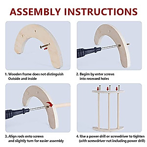 Chick Perch for Coop Brooder: Dorakitten 4Pcs Chicken Perch Stand Roosting Training, Chicken Coop Accessories Toys for Baby Birds Hens Parrots, Chicken Swing Toy Easy to Assemble and Clean