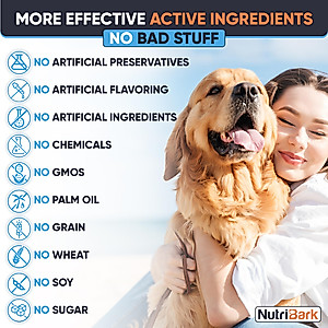 Senior Dog Joint Supplement -1000mg Glucosamine for Dogs -Advanced Hip & Joint Support Chews w/Glucosamine, Chondroitin, MSM, Turmeric & Omega 3 for Pain & Inflammation Relief, Improved Mobility