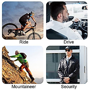 Walkie Talkie Bluetooth Headset PTT with Noise Cancelling Mic 2 Pin Wireless Earpiece Compatible with Motorola GP68 CP200 GP88 walkie talkies Radio HB-6A