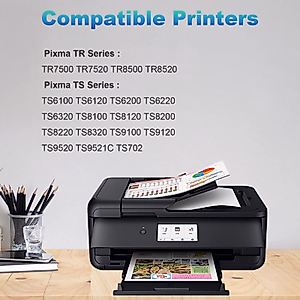 280XXL 281XXL PGI-280 CLI-281 Compatible Ink Cartridge Replacement for Canon 280 281 XXL Ink to use with PIXMA TR8600 TS9500 TR8622 TR8622a TR8620 TS700 TS6100 TS6120 TR7520 TS6200 Printer (5 Pack)