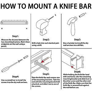 lemsper Professional Chef's Knife Set 5PCS - 3.5-8 Inch Set Kitchen Knives with Magnetic Knife Strip,5Cr15Mov German Carbon Stainless Steel Sharp Knives Set for Kitchen with Gift Box