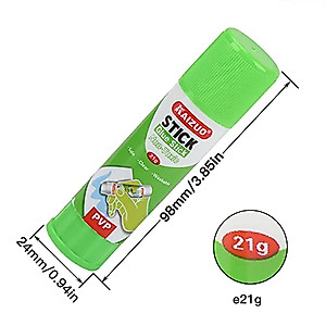 Glue Sticks for 3D Printer Bed, FYSETC PVP Solid Glue Stick Glass Bed Adhesive for Ender 3 V2 Pro - Kobrra Max - SR- Ender 5 S1 Plus -Prusa MK3S+ Heated Plate 3D Printing Filament PLA ABS PETG -3 Pcs