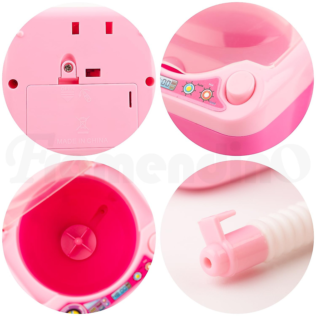 Framendino, Pink Makeup Brush Sponge Washing Machine Automatic Drying Puff