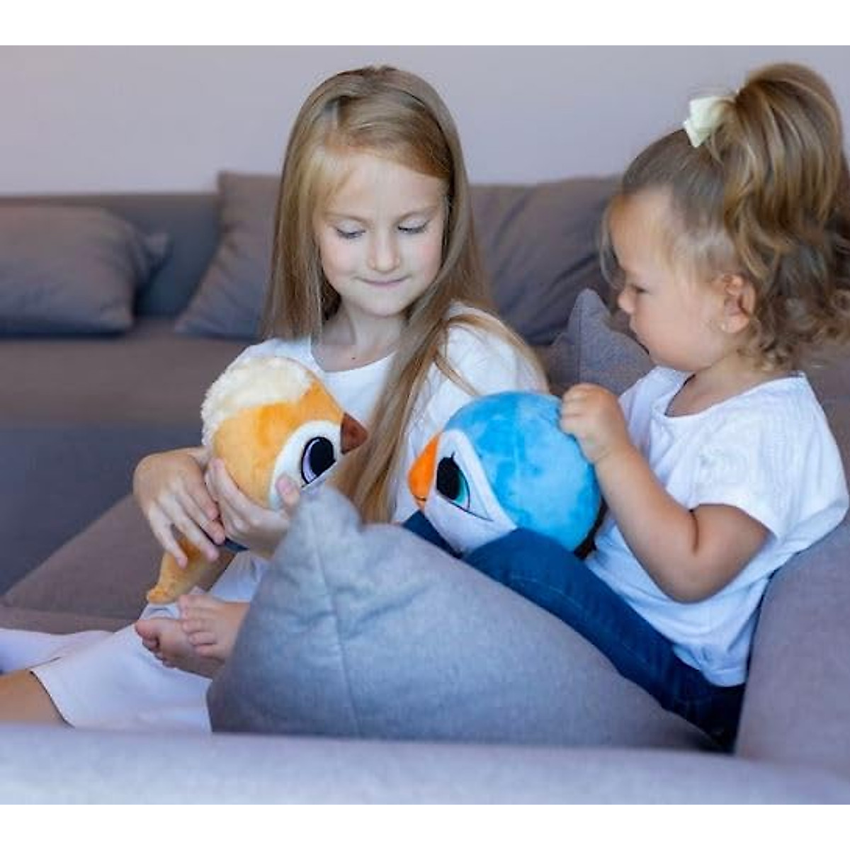 PUFFIN ROCK Oona & Baba Plush 2 Character Set | Oona Approximately 32cm | Baba Approximately 20 cm