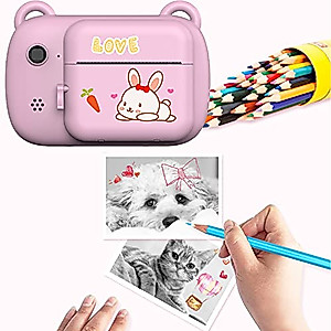 Camera for Kids, Digital Camera for Boys and Girls, 24MP Children's Camera, Full HD 1080p Rechargeable Electronic Mini Camera for Students, Teens, Point and Shoot Digital Cameras