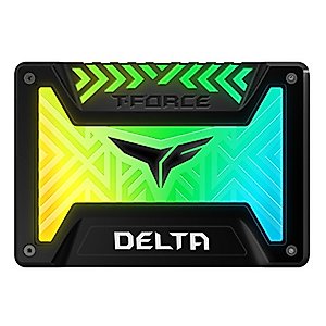 TEAMGROUP T-Force Delta RGB SSD Lite (Dramless) 1TB with 3D NAND 2.5 Inch SATA III Internal Solid State Drive (R/W Speed up to 550/500 MB/s) Black - T253TR001T3C323
