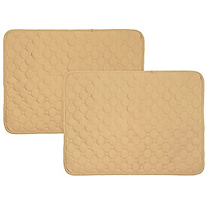 Fhiny 2 PCS Guinea Pig Cage Liner, 39'' x 27'' Reusable Guinea Pig Bedding Washable Small Animal Pee Pads Waterproof Cage Liners for Guinea Pigs Rabbits Ferrets Chinchillas Hedgehogs