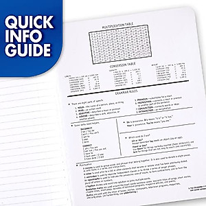 Mead Composition Notebook, 12 Pack, College Ruled Paper, 9-3/4" x 7-1/2", 100 Sheets per Notebook, Black Marble (72938)