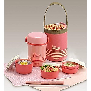 Thermos Stainless Lunch Jar Coral Pink Jbc-801 Cp
