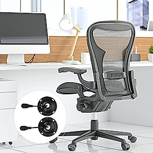 NUOBESTY 2pcs Office Chair Tilt Accessories Replacement Heavy Duty Seat Chair Swivel Base Plate Lift Lever Handle for Chair Furniture Bar Stool Ironware