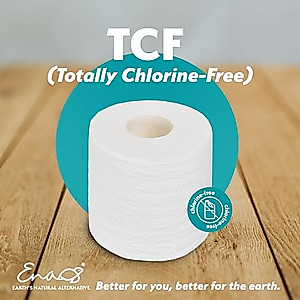 100% Bamboo Toilet Paper Bulk [2-ply, 450sheets, 24 Rolls] Tree free Bath Tissue, Biodegradable, Soft and Strong, Absorbent, Septic Safe, Eco Friendly, by Earth's Natural Alternative