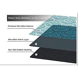 Fluffy Rug 8x10 Feet / 240x300 cm Faux Wool Indoor Accent Rug Non-Slip Low-Pile Carpet for Entrance Living RoomBedroom Dining Table Black Gold Green Sunflower Pattern