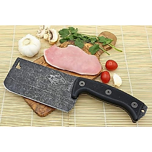 ESEE Knives Expat Knives Black G10 Handle Cleaver CL1