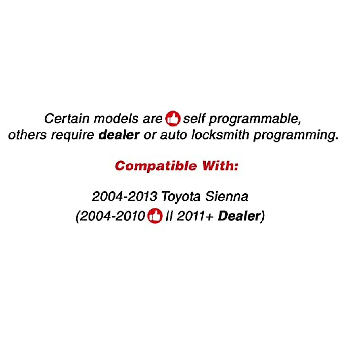 KeylessOption Keyless Entry Remote Control Fob Uncut Car Key For GQ43VT20T