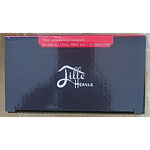 Lille Home Leak Proof Steel Food Containers - Snack Stainless Steel Containers - Ideal for Educational Settings & Daycare - Nesting Trio with Silicone Lids - 47oz+30oz+16oz - Dark Blue