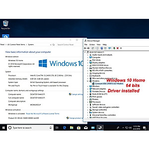USB 56K External Dial Up Fax Data Modem Windows 10 / 8 / 7 / XP / Vista