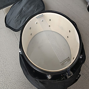 Drum Bag Snare Drum Bag Portable Oxford Cloth Drum Cases Backpack Snare Drum Accessories For Gigs Marching Band Storage And Transport 14inch Black