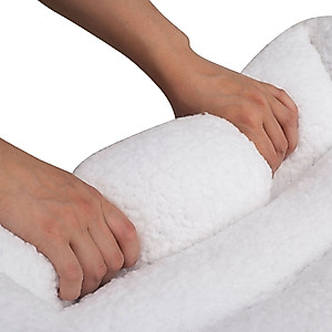 long rich Rectangle Bolster Pet Bed, Dog Bed Medium Size, Chocolate Color