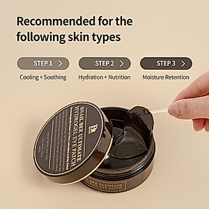 BENTON Snail Bee Ultimate Hydrogel Eye Patch (60pcs) - Hydrating Eye Patches | Snail Mucin Eye Patches | Reusable Eye Patches | Cooling Eye Patches