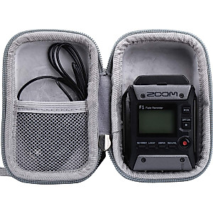 Aproca Hard Travel Storage Carrying Case for Zoom F1-LP Lavalier Body-Pack Recorder