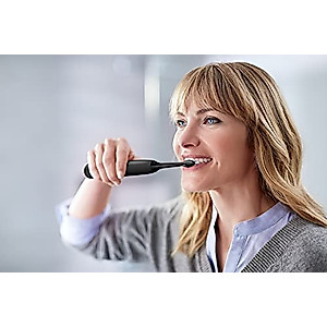 PHILIPS Sonicare ProtectiveClean 6500 Rechargeable Electric Power Toothbrush with Charging Travel Case and Extra Brush Head, Black, HX6462/08