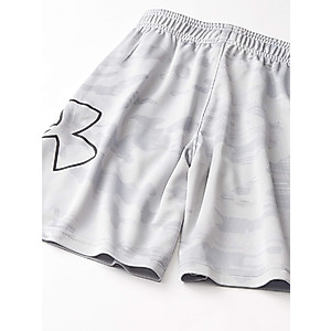 Under Armour Renegade 2.0 Jacquard Shorts, Mod Gray (011)/Black, Youth X-Small