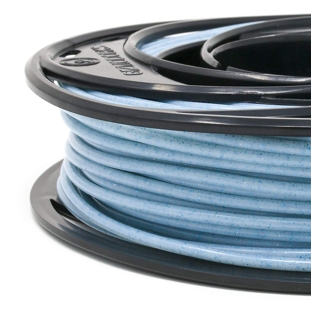 Gizmo Dorks PLA 3D Printer Filament 1.75mm 200g, 4 Color Pack - Marble, Glitter Blue, Glow Green, Change Green Yellow