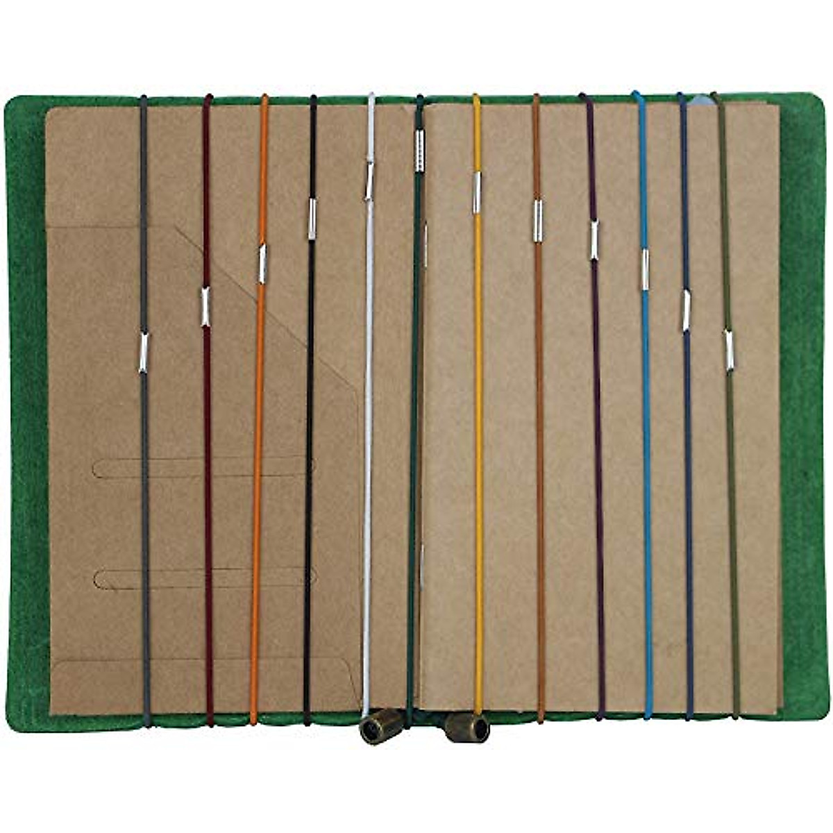 Pack of 13 Elastic Bands for Standard Size Travelers Notebook Connecting Inserts - Jump Bands Accessories for Traveler's Notebook Travel Journal