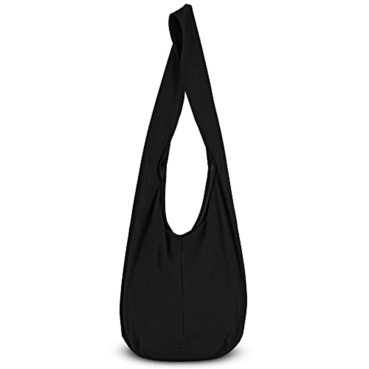 Your Cozy Boho Purses and Handbags Handmade Cotton Bag for Unisex (Cotton Black)