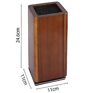 Azauvc Knife Block With Strong Magnets,360 Magnetic Knife Holder without Knives,Display Stand and Storage Rack without Knives