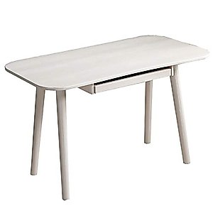 Modern Simple Style Computer Desk,Solid Wood Ergonomic Sturdy Office Desk Writing Desk for Home Office,Pc Table Notebook Study Table Workstation