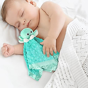JARIFERR Baby Security Blanket Loveys for Baby Snuggle Toy Plush Octopus Stuffed Animal Baby Gifts for Girls and Boys Newborn