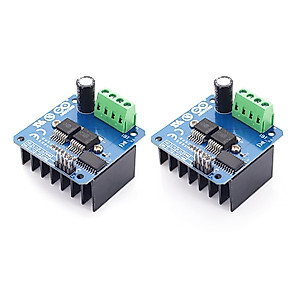 SEEU. AGAIN 2 Pack BTS7960B 43A Double DC Stepper Motor Driver Module H-Bridge PWM Smart Car Compatible with Pi