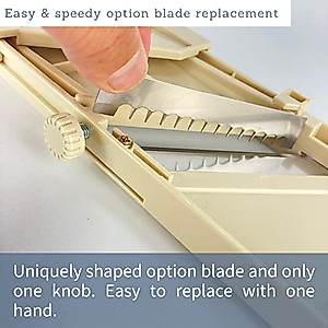 SOONEAR Mandoline Slicer for Vegetable, Fruit [Made in Japan] Kitchen Peelers Japanese Stainless Steel Blade