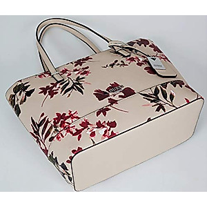 GUESS Women's Logo Embossed Floral Tote Bag Handbag