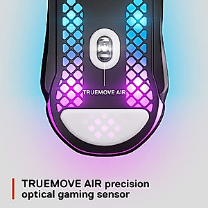 SteelSeries Aerox 5 - Lightweight Gaming Mouse - 18000 CPI -- TrueMove Air Optical Sensor - Ultra-lightweight Water Resistant Design - Universal USB-C Connectivity