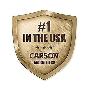 Carson Pro Series MagniVisor Deluxe Head-Worn LED Lighted Magnifier with 4 Different Lenses (1.5x, 2x, 2.5x, 3x) (CP-60)