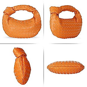 Hand Braided Bags Shoulder Bags Ladies Tote Bags with Knotted Handles