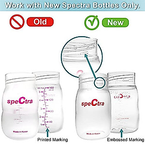 Nenesupply Caps Lids Compatible with Spectra Bottles Avent Bottles and Nenesupply Bottles Replace Spectra Bottle Cap Avent Bottle Cap Wide Neck Bottle Cap Compatible with Spectra Pump Parts Spectra S2