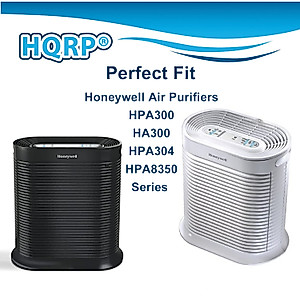 HQRP 4-Pack Pre-Cut Activated Carbon Filter Compatible with Honeywell HRF-A300 fits HPA300, HA300, HA300BHDB, HPA304, HPA8350, HPA-300, HA-300, HA-300-BHDB, HPA-304, HPA-8350 Series