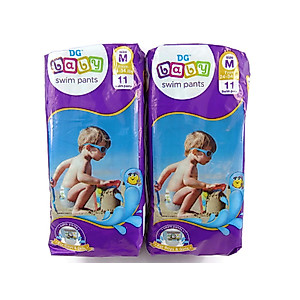 Baby Swim Pants Medium 24-34 Lbs (2 Packs)