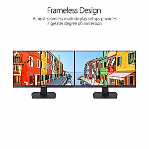 ASUS VA24EHE 23.8” Monitor 75Hz Full HD (1920x1080) IPS Eye Care HDMI D-Sub DVI-D,Black