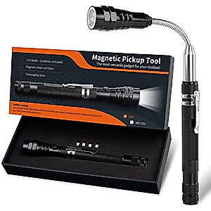 LED Magnetic Pickup Tool, Christmas Stocking Stuffers Gifts for Men Cool Stuff Gadgets for Hard to Reach Place