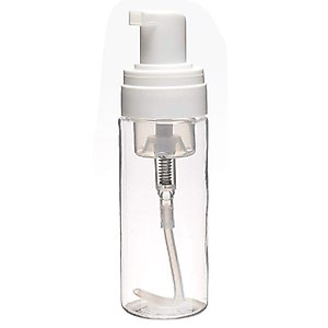 FKJLUN Soap Dispenser Pump 50ml Clear Foaming Bottle Foaming Soap Dispenser Pump Soap Mousses Liquid Dispenser Shampoo Lotion Shower Gel Foam Bottles Hand Lotion Bottle (Color : 2PCS)